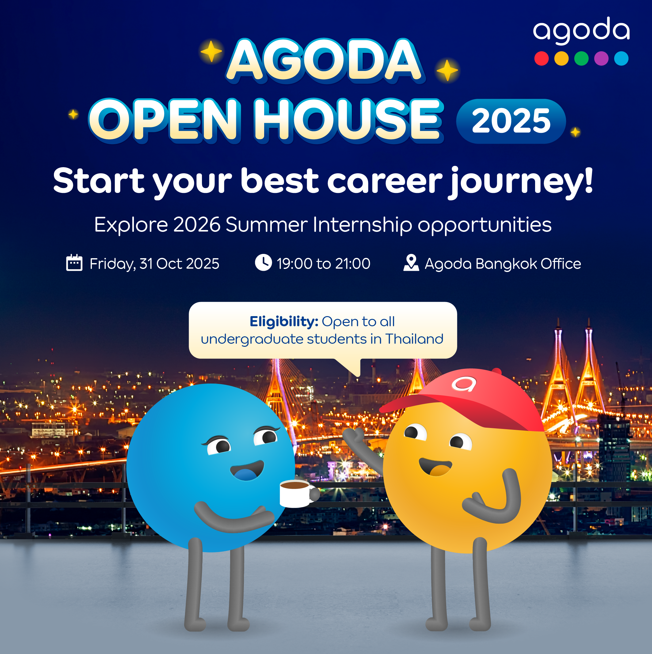Agoda Thailand Open House Oct 2025 - Careers at Agoda